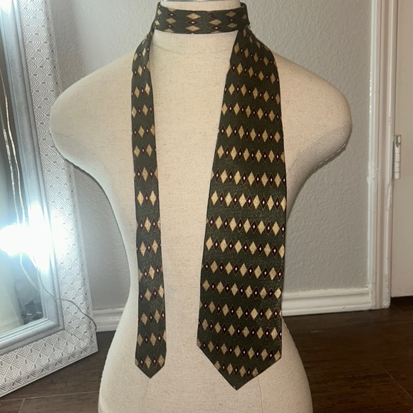 croft & barrow | Accessories | Croft Barrow Green Silk Tie | Poshmark